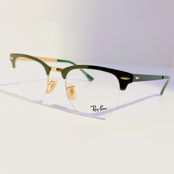 Ray-Ban | Accessories | Ray Ban Green Clubmaster Metal Eyeglasses ...